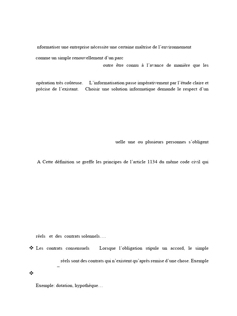 Chapitre Vii La Conclusion Du Contrat | PDF