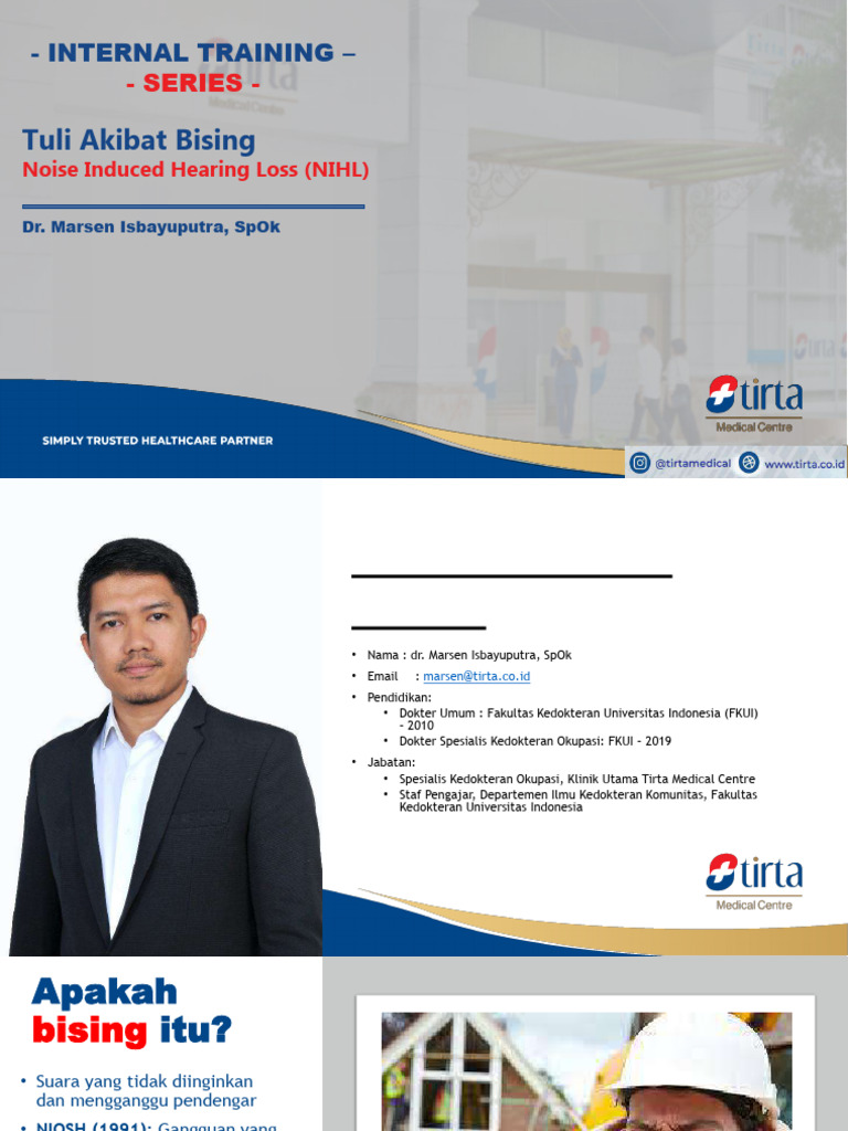 01 Noise Induced Hearing Less Atau Tuli Akibat Bising | PDF