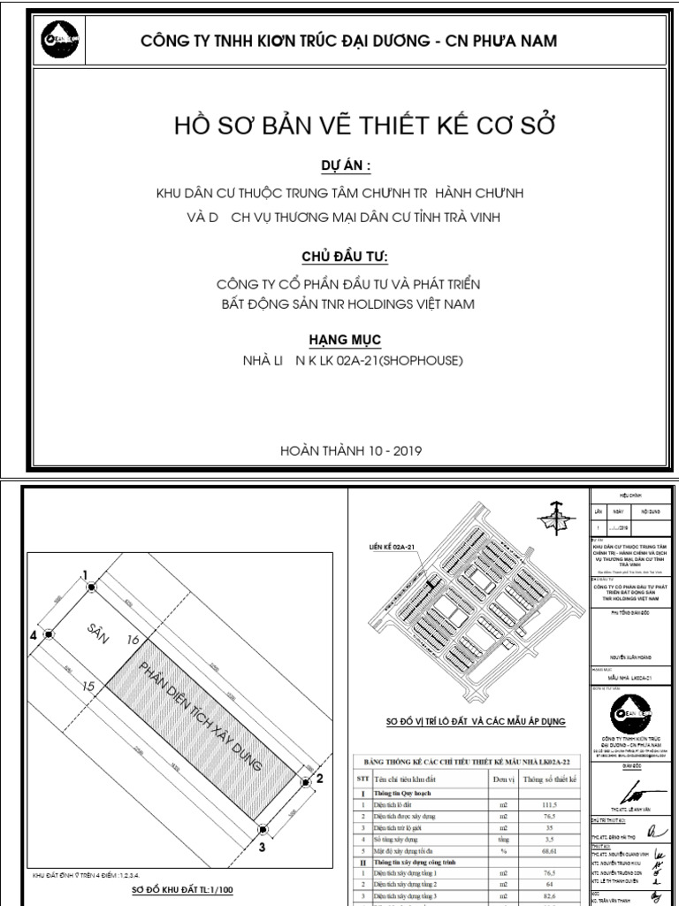 Hồ Sơ Bản Vẽ Thiết Kế C¬ Së: c«ng ty tnhh KI N Tróc §¹I D¦¥Ng - Cn Ph A Nam | PDF