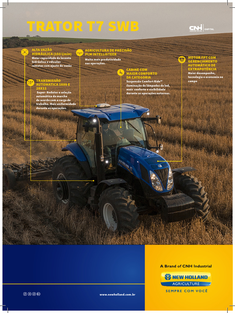 Nhag Spec Trator t7 SWB Alta | PDF