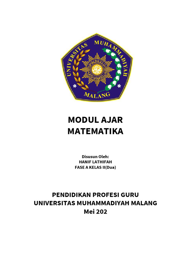 Modul 3 MTK Hanif Lathifah | PDF