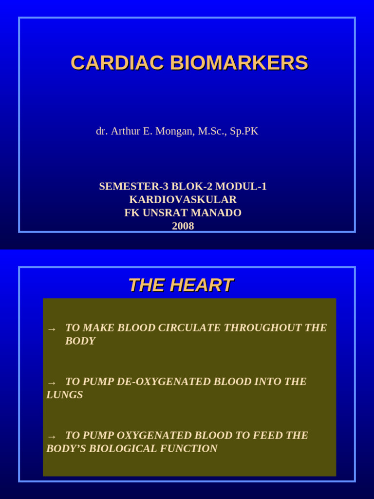 Cardiac Biomarkers | PDF
