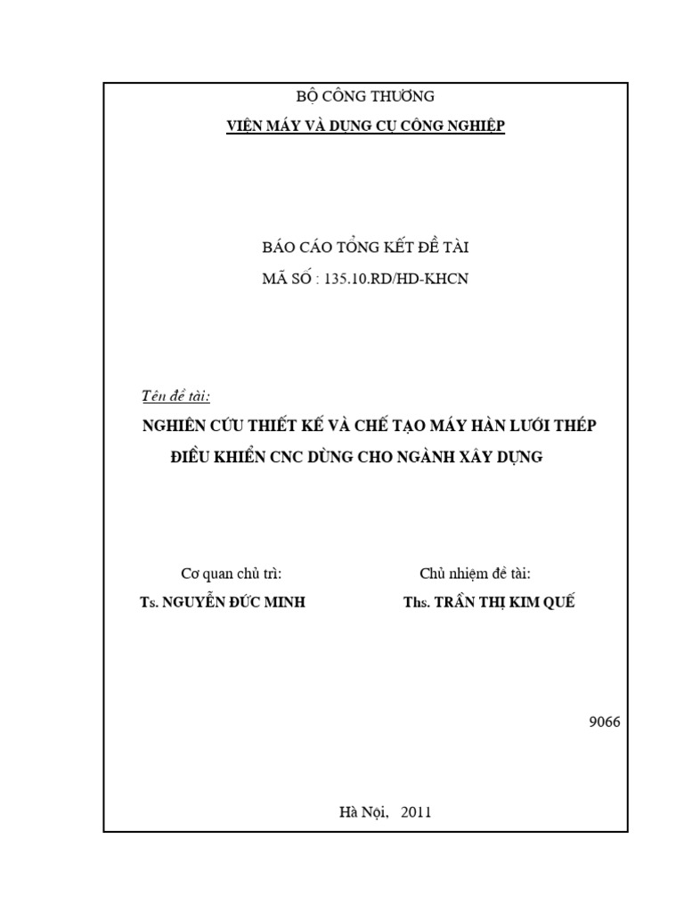 (123doc) Nghien Cuu Thiet Ke Va Che Tao May Han Luoi Thep Dieu Khien CNC Dung Cho Nganh Xay Dung ...