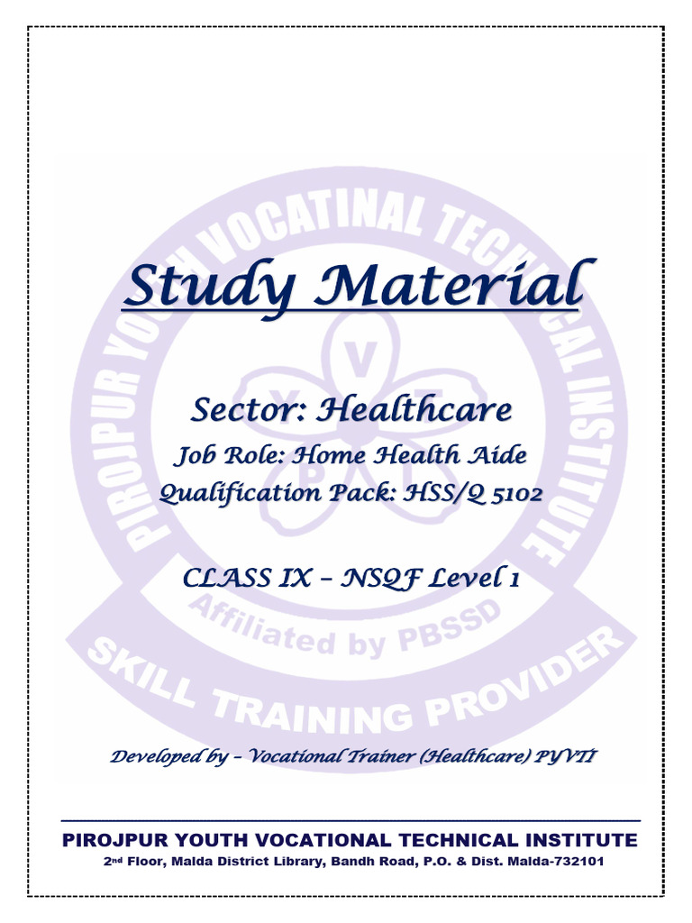 Study Material HHA Class 9 | PDF