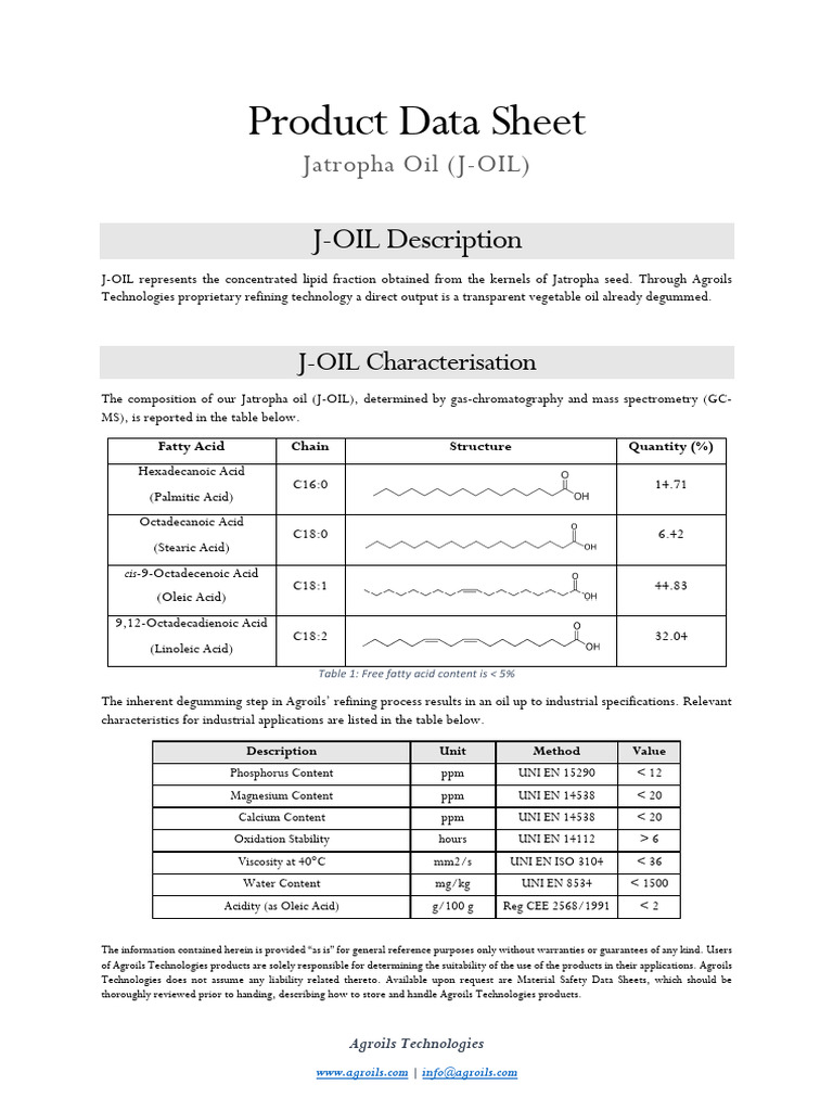 Product-Data-Sheet-J-OIL | PDF