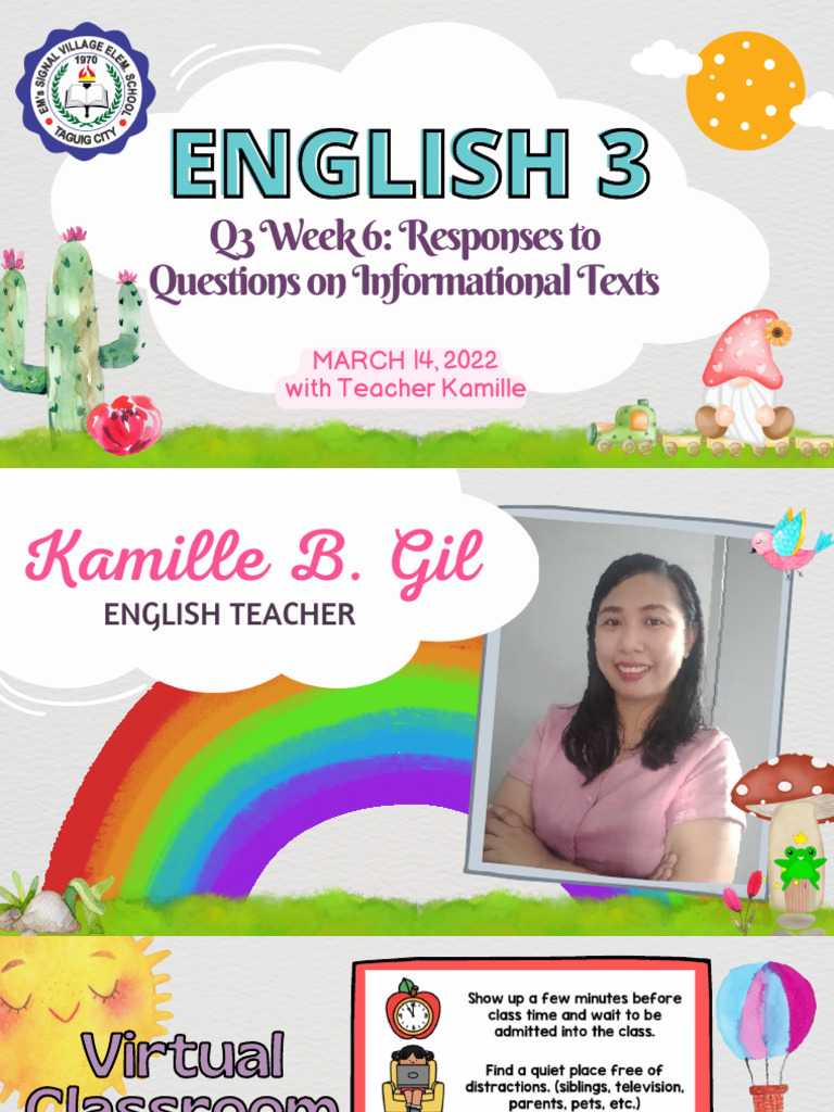 English 6 Quarter 2 Week 6 | PDF | Moon | Snake