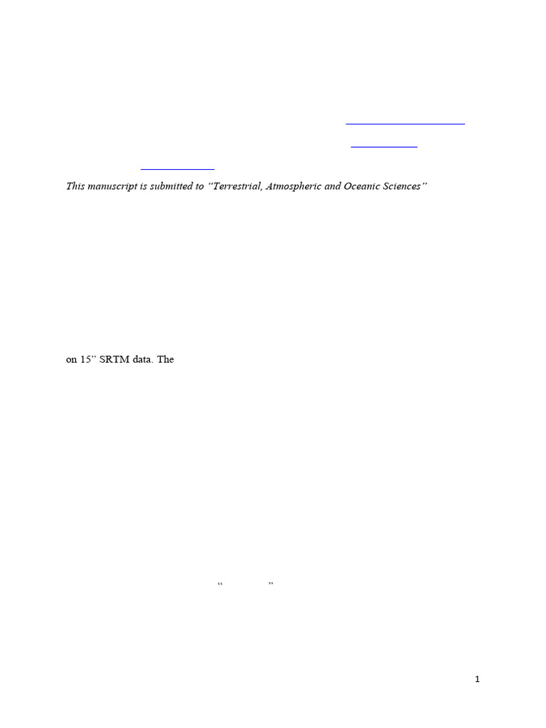 Philippine Geoid Model 2018 Old | PDF