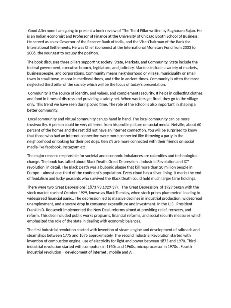 Third Pillar Script | PDF