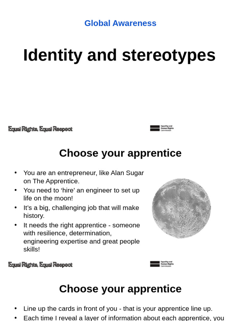 L1 - Identity and Stereotypes | PDF