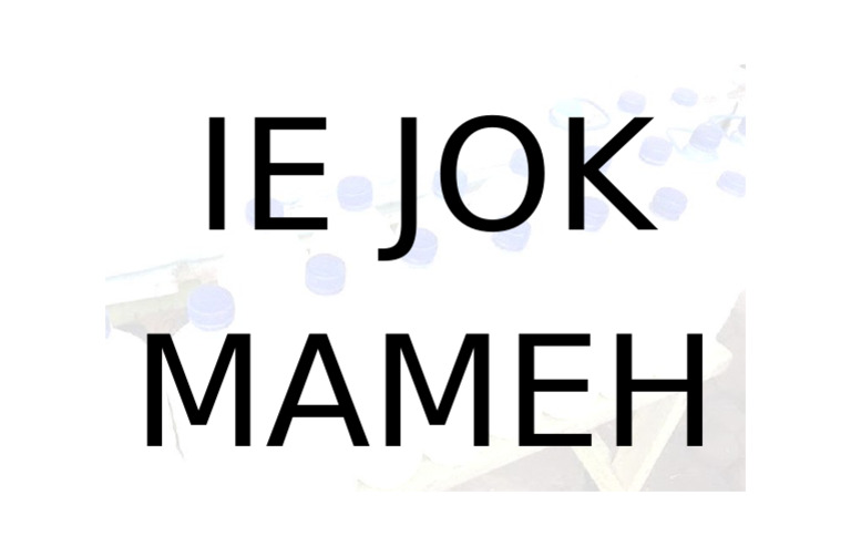 Ie Jok Mameh | PDF