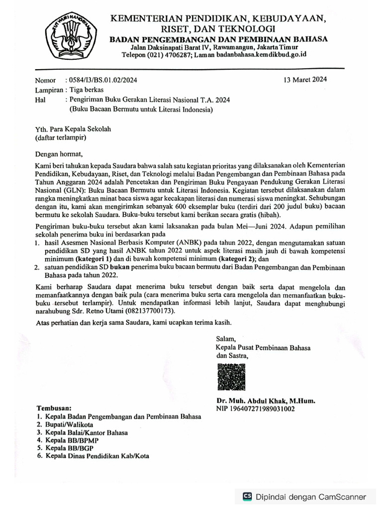 Bast Buku Klampok Kementrian 2024 (1) | PDF