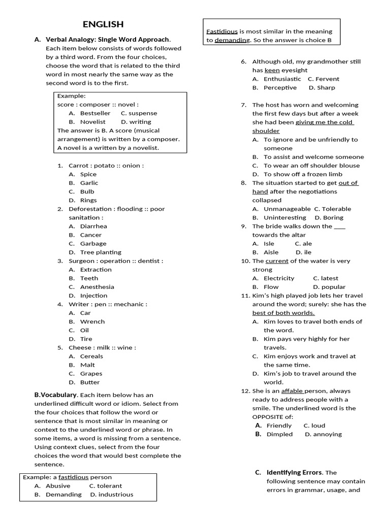 English Reviewer | PDF