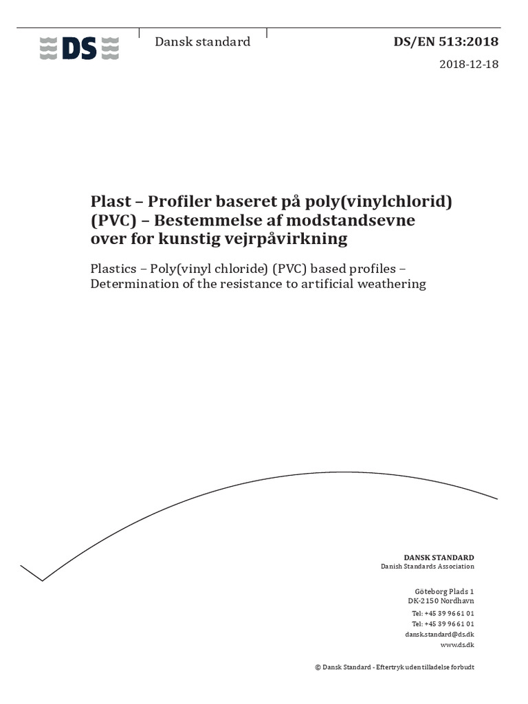 En 513 - 2018 PVC Determination of The Resistance To Artificial ...