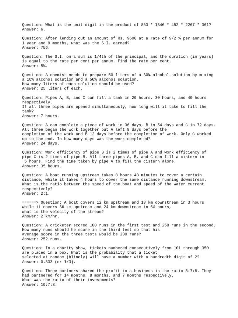 Vts Based Aptitude Assessment | PDF