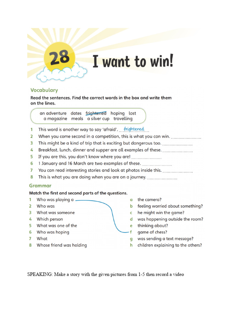 Unit 28 - I Want To Win | PDF