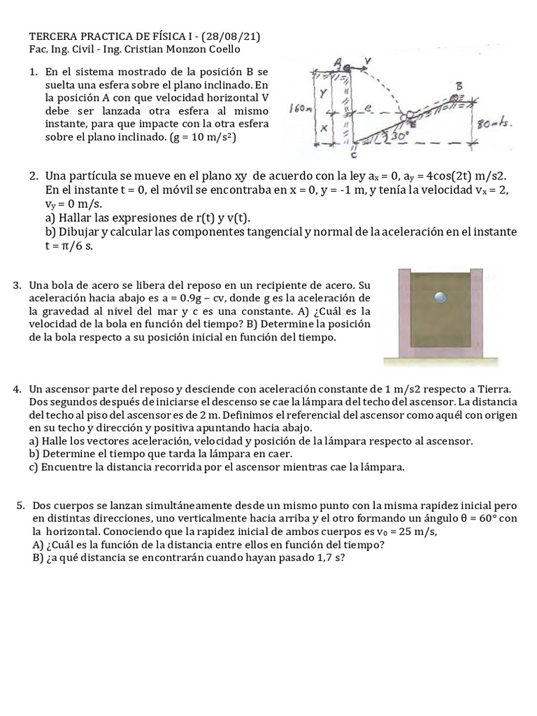 3ra Practica Fisica | PDF