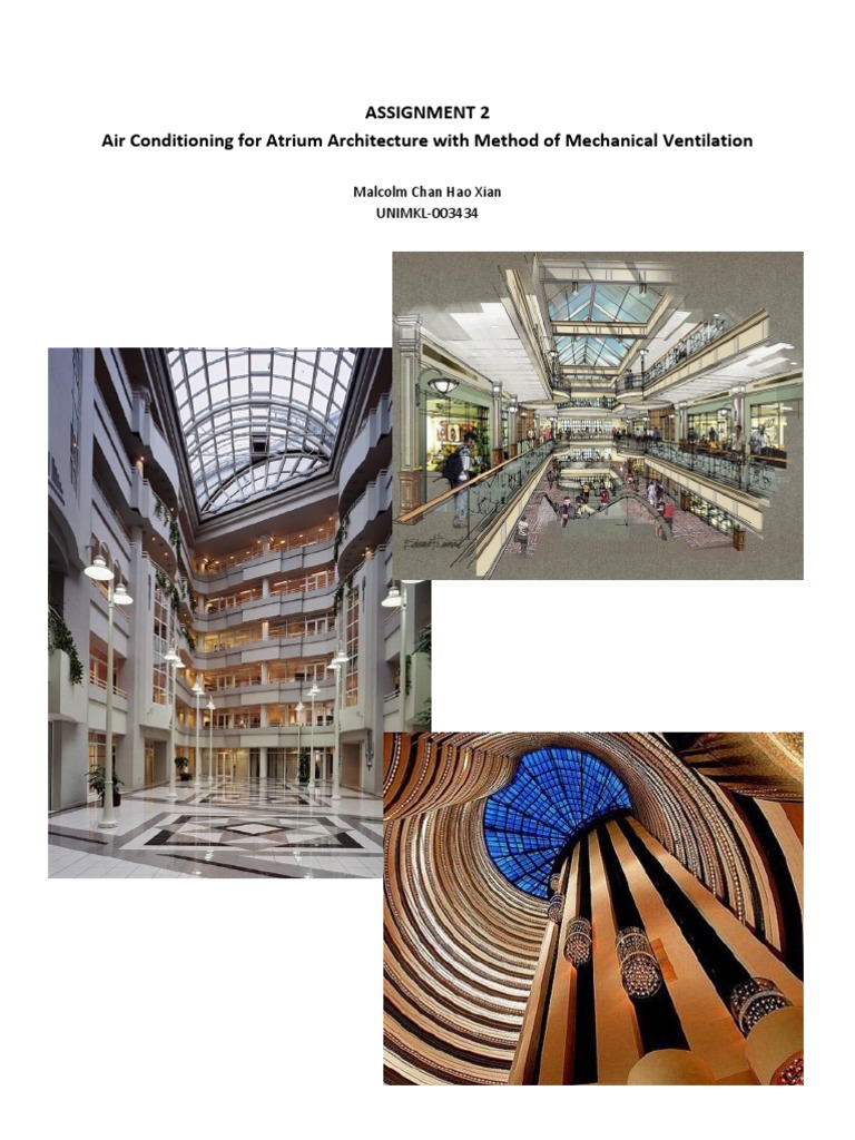 Atrium Ventilation System Design | PDF | Ventilation (Architecture ...