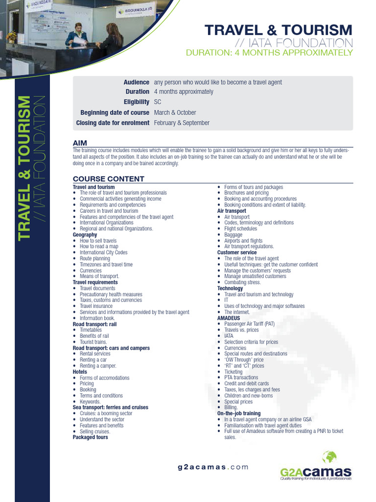 Foundation Travel Tourism | PDF