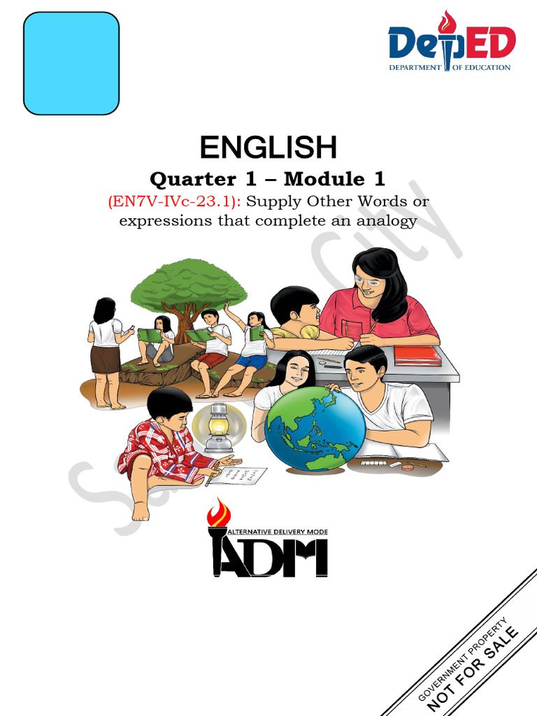 English 7 Q1 SLM 1 | PDF