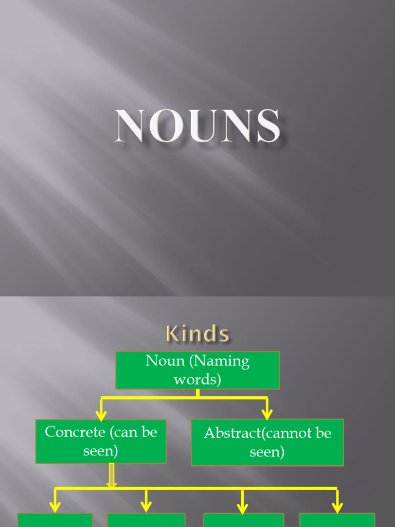 Nouns Class Lecture | PDF