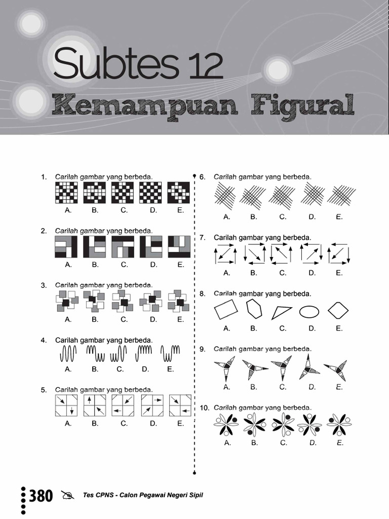 SUBTES 12 FIGURAL soal dan pembahasan | PDF