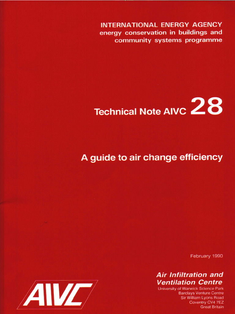 A Guide To Air Change Efficiency | PDF