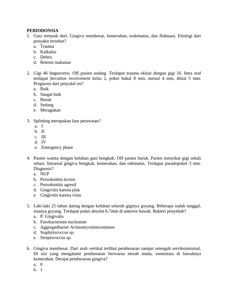 Latihan Soal CBT Agustus 2016 | PDF