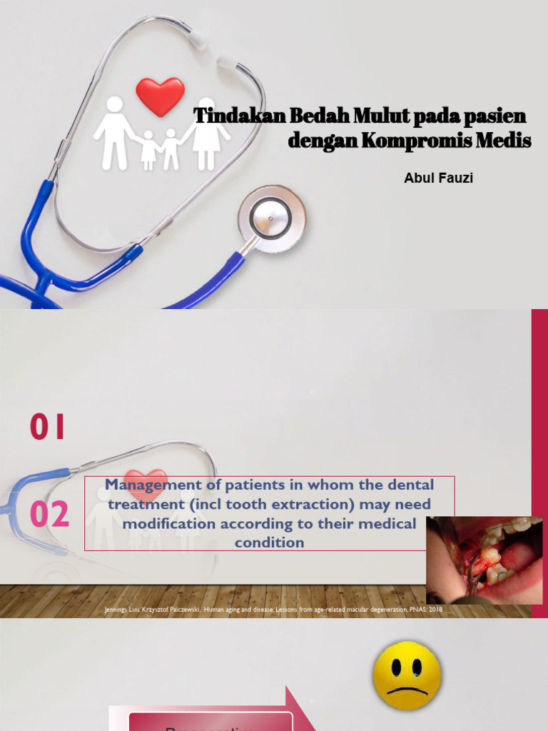 Materi Webinar Tooth Extraction On Compromise Medic | PDF