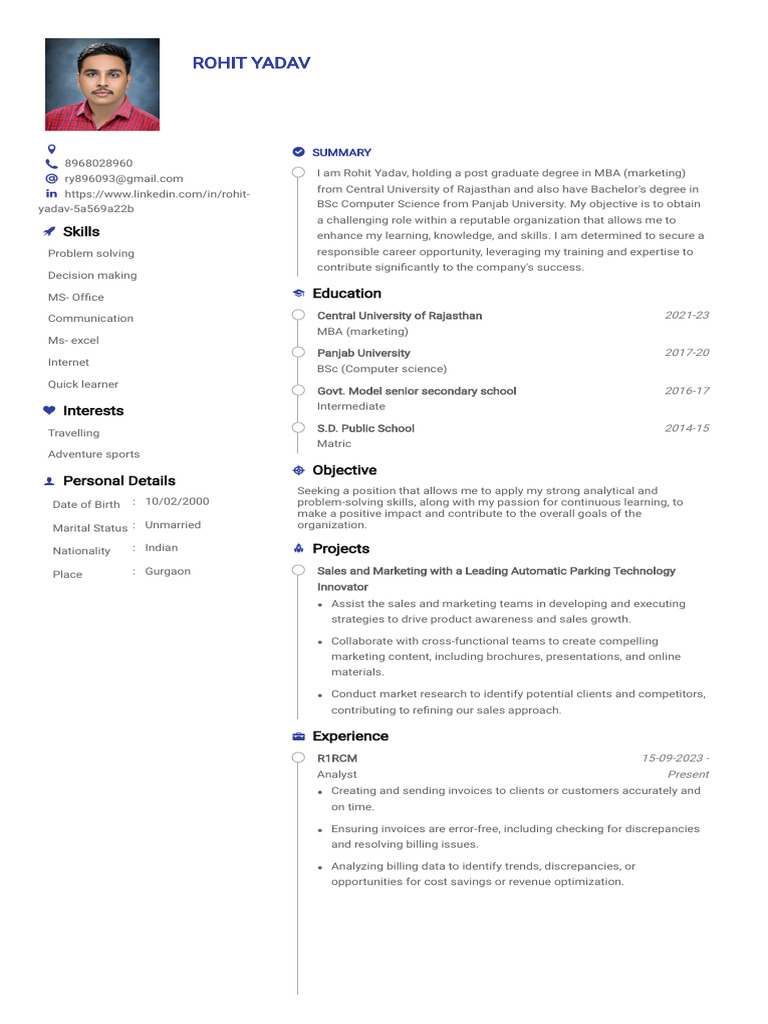 Rohit Resume | PDF