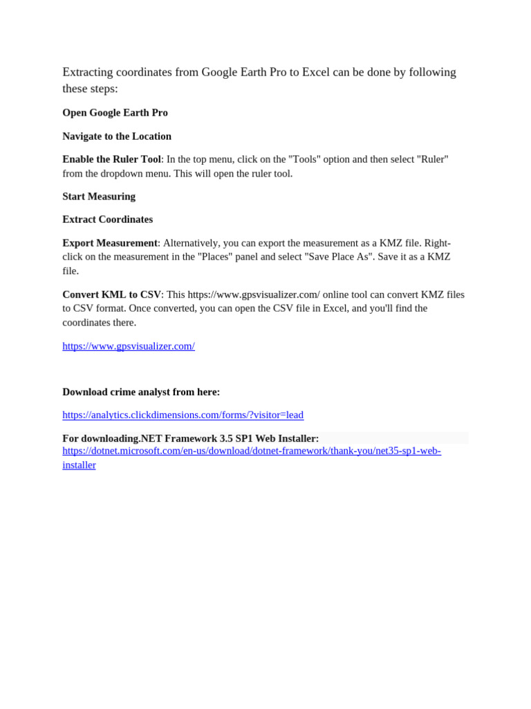 Document of Steps | PDF