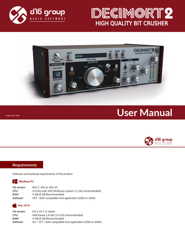 Decimort 2 - User Manual | PDF