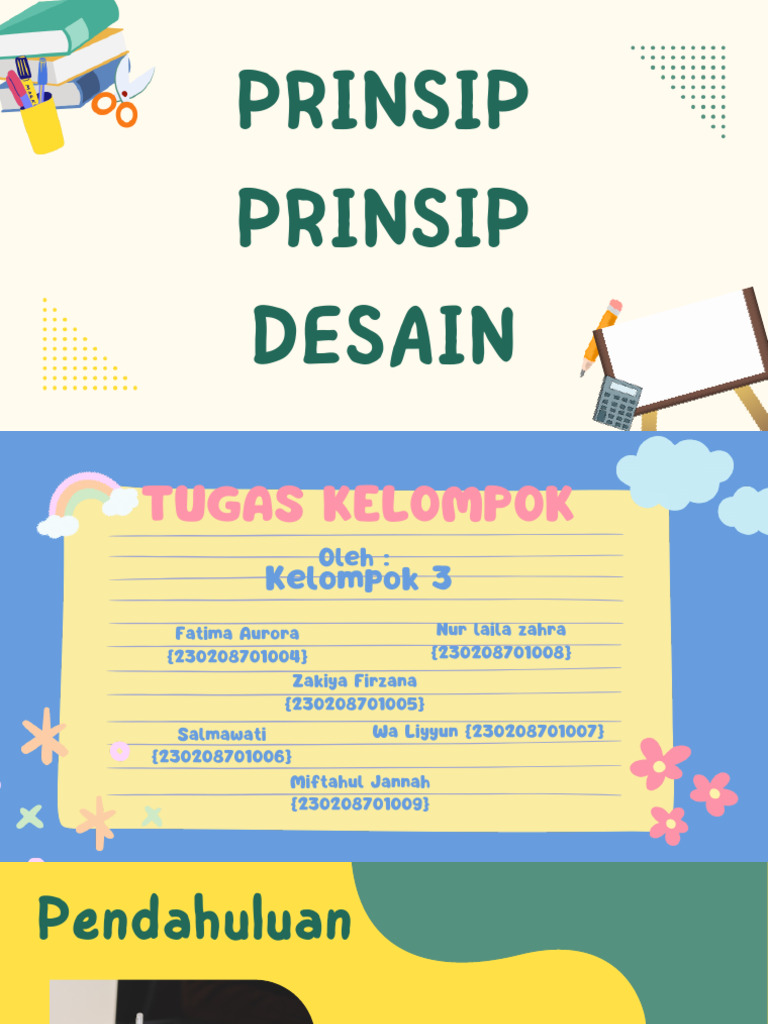 Prinsip-Prinsip Desain - PPTX 20230824 125148 0000 | PDF