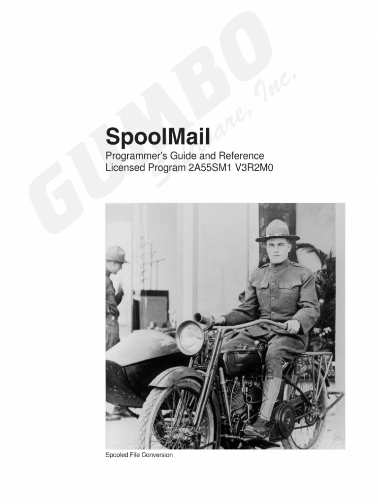 SpoolMail Programmer's Guide and Reference | PDF SpoolMail Programmer's Guide and Reference | PDF