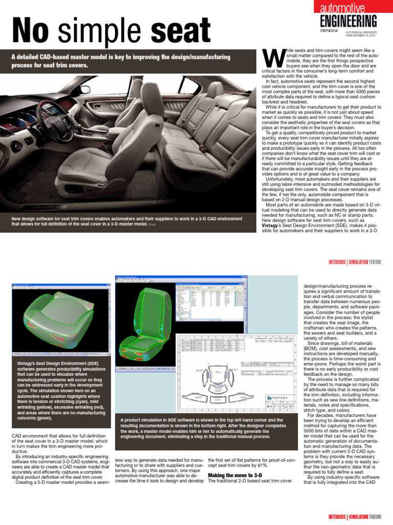 Automotive Engineering Seat Design 201011 - tcm1023 197898 | PDF ...