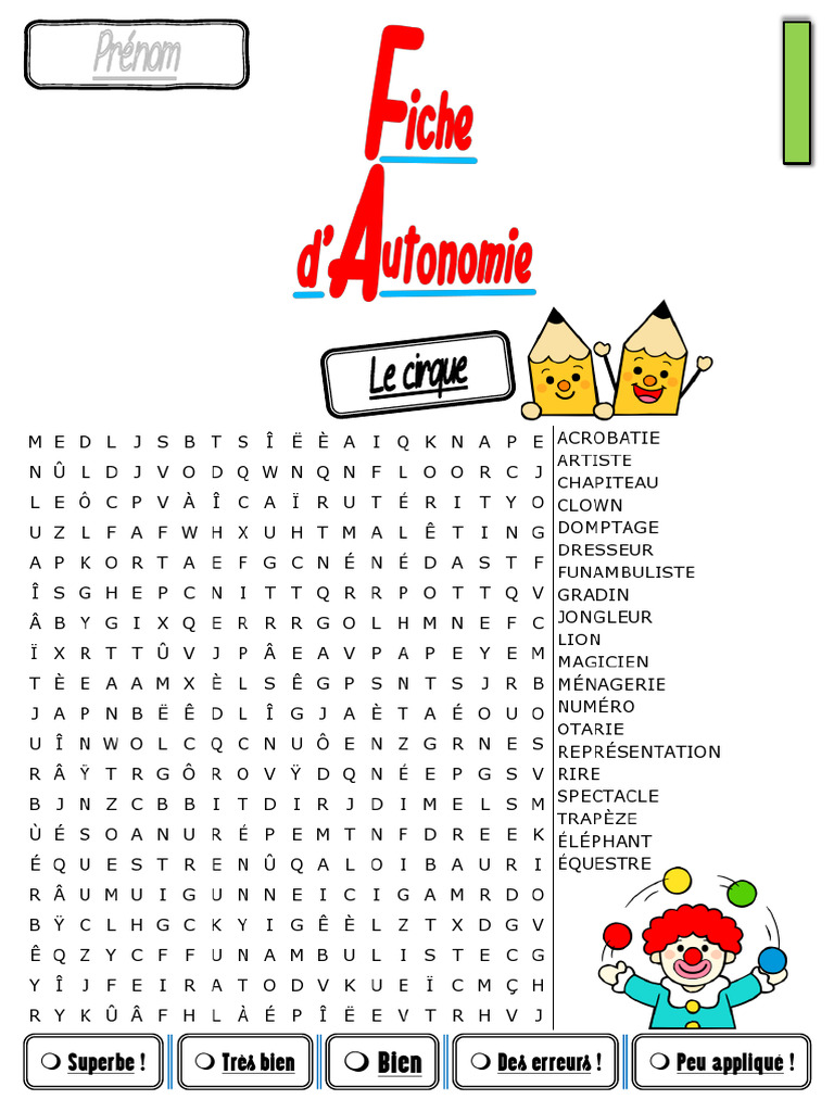 Le Fichier Mots Cachés | PDF