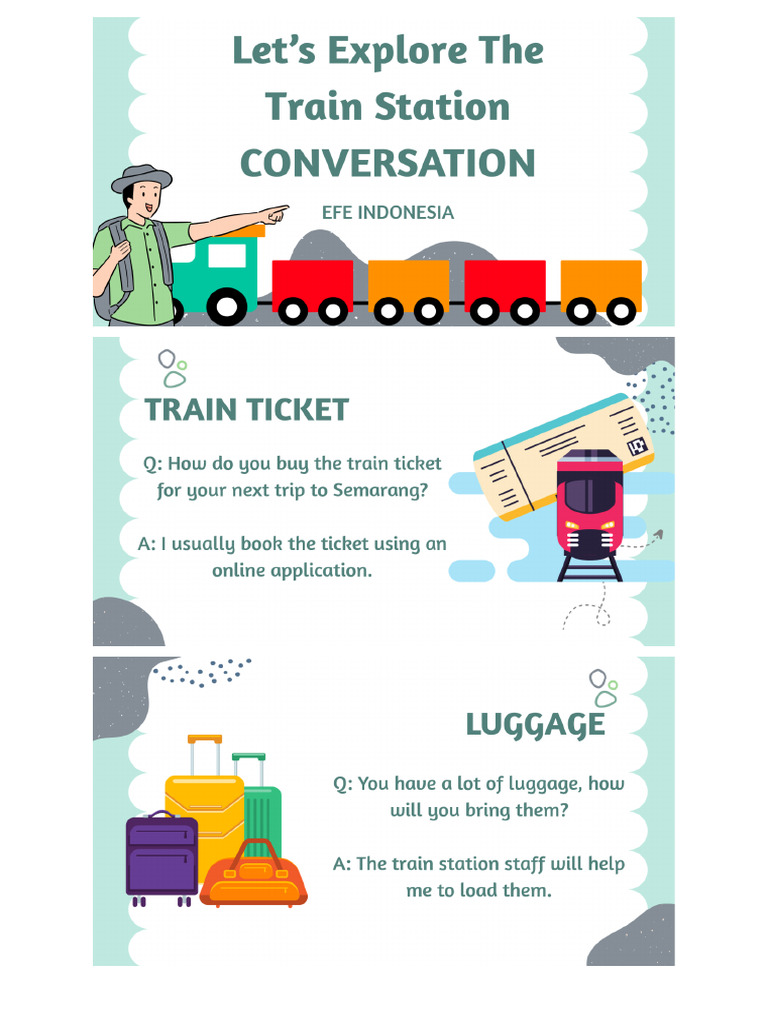 Sd-Let's Explore The Train Station Conv | PDF