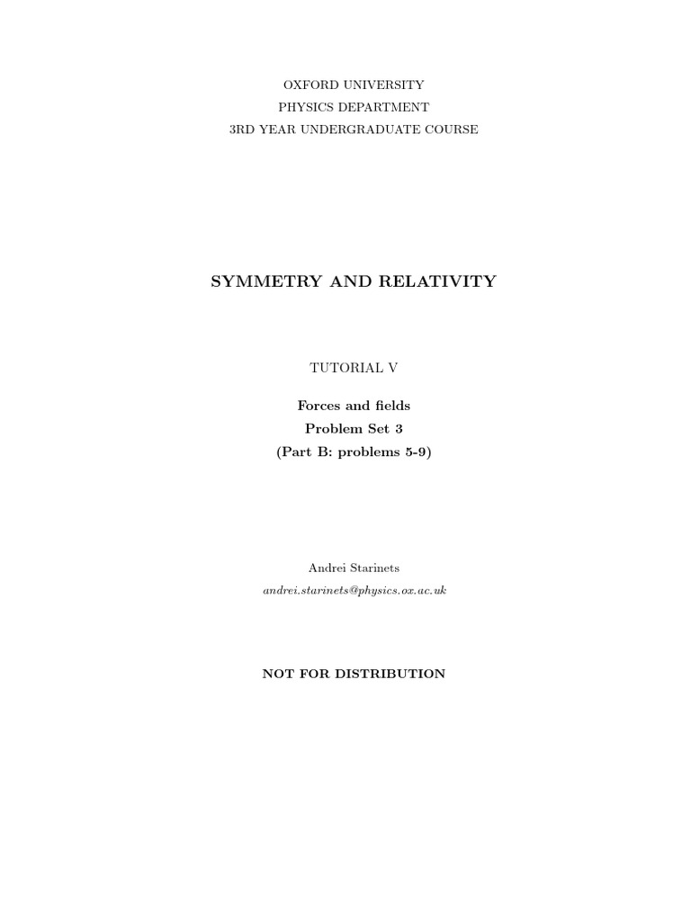 SR MT 2020 Tutorial 3B Solutions | PDF