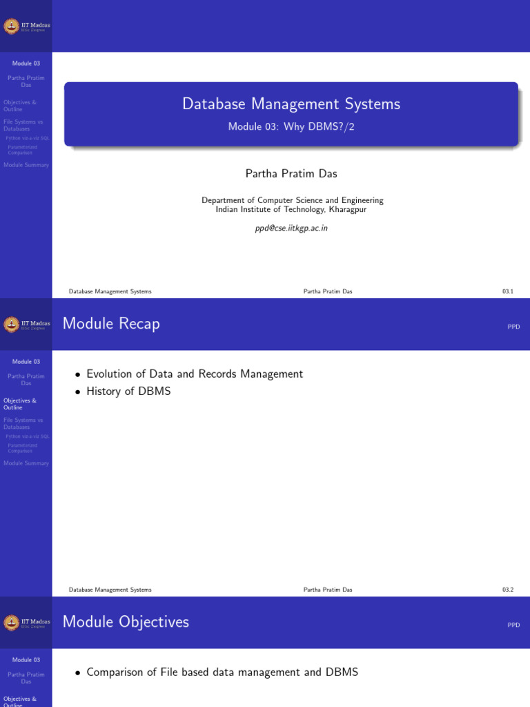 Lecture 1.3 - Why DBMS2 | PDF