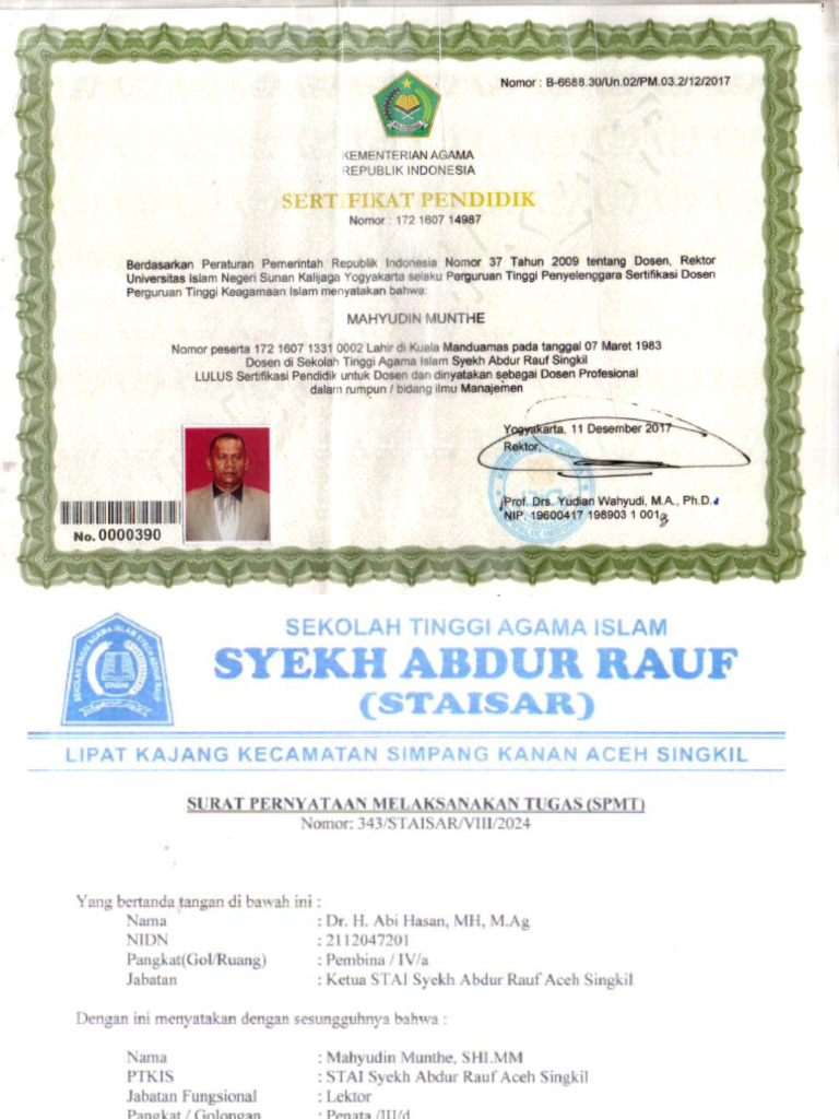 Mahyuddin Munthe | PDF