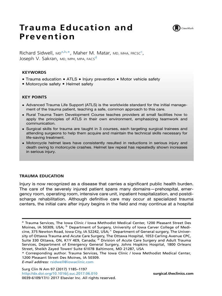 Prehospital Trauma Life Rescue Techniques Phtls Ninth Edition PDF | PDF ...