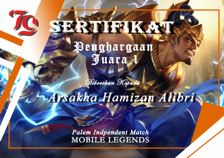 Sertifikat Ml 2024 ( Arshaka Hamizan Alibri ) | PDF
