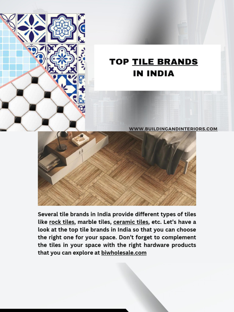 Top Tile Brands in India Guide | PDF