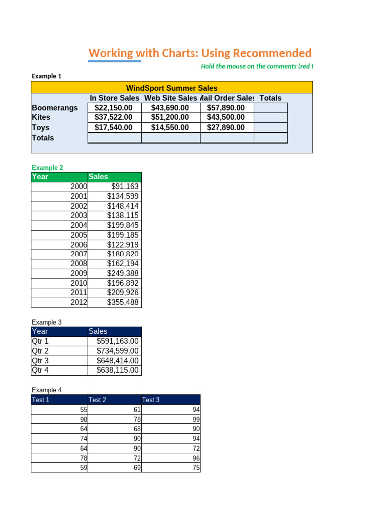 Learning Excel Class 2 | PDF