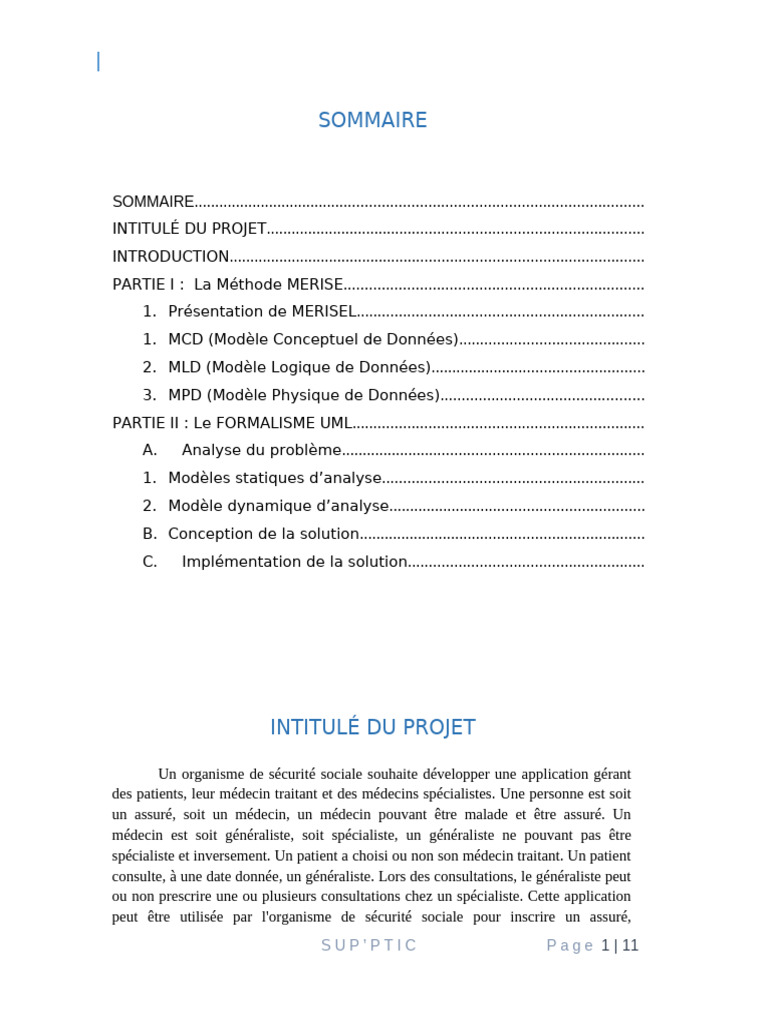 Projet Tutor俖UML Groupe 9 IT1 | PDF