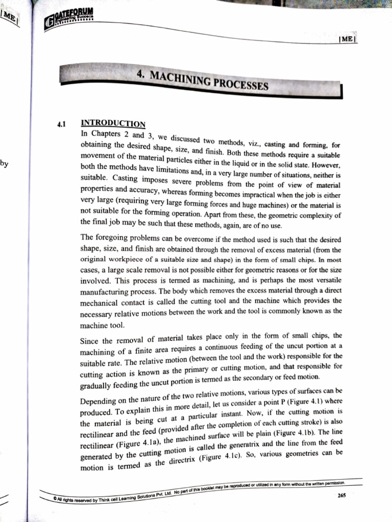 Machining Processes Pdf
