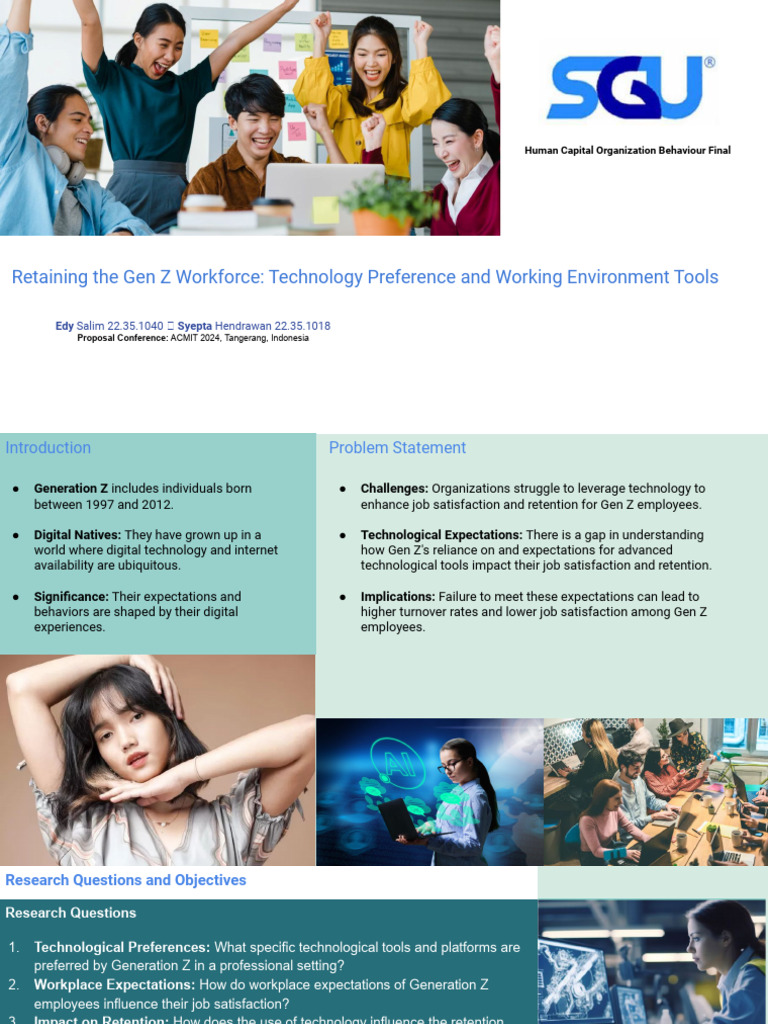 Retaining The Gen Z Workforce Technology Preference and Working ...