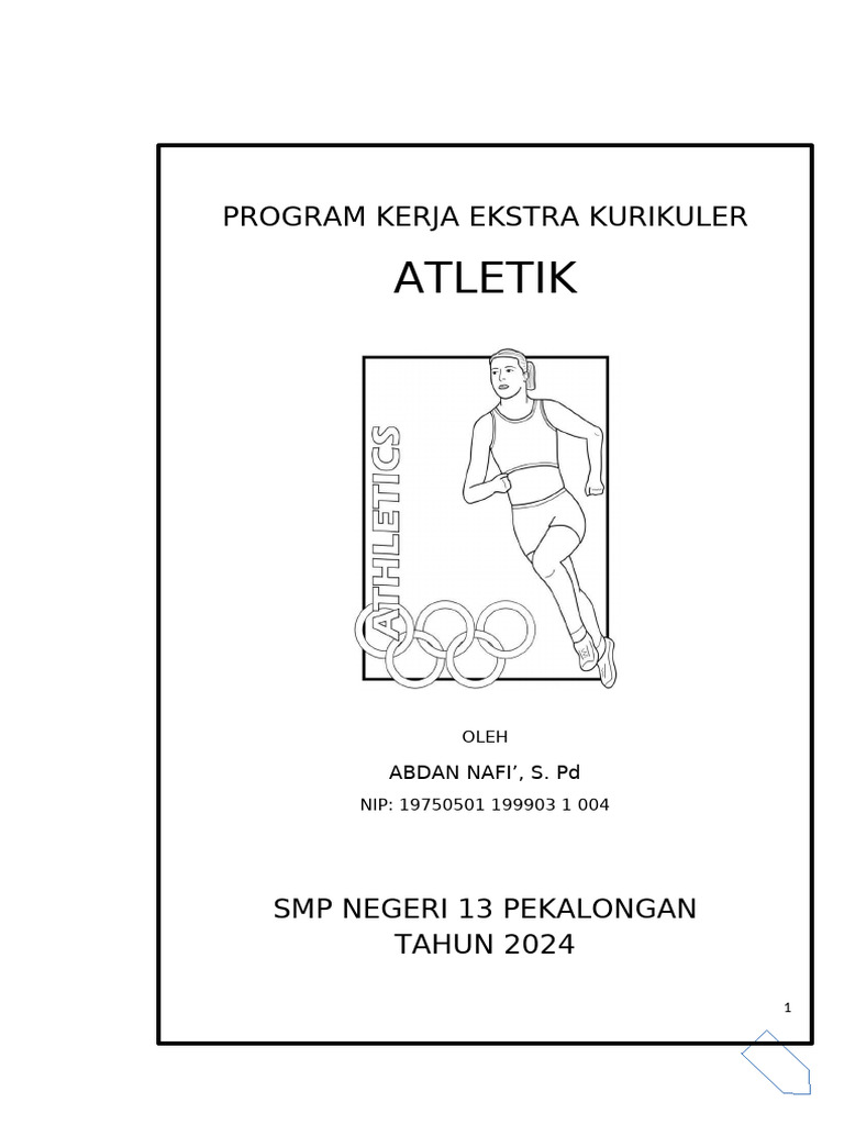 Contoh Prog Ekskul Atletik... | PDF