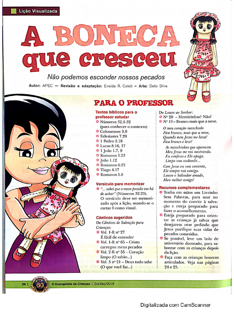 A Boneca Que Cresceu Roteiro-1 | PDF