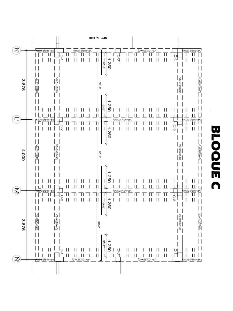Plano Estructuras Model (1) | PDF