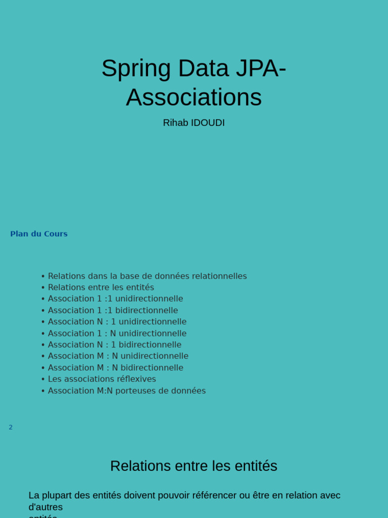 5 Spring Data JPA Associations | PDF